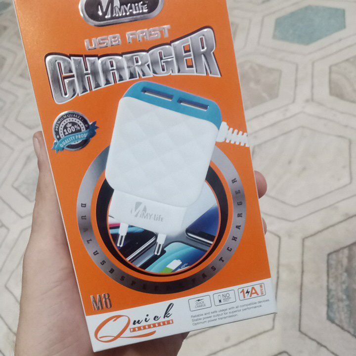 FAST CHARGER 2 USB BEST QUALITY CHARGER 💯 GENUINE | Daraz.pk