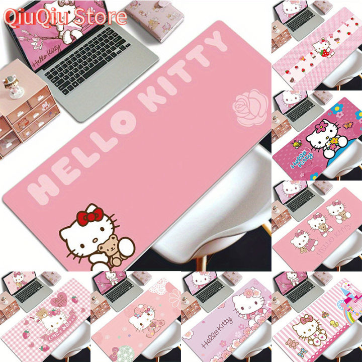 Hello Kitty Mousepad Office Large Small Mouse PC Computer Game Keyboard ...