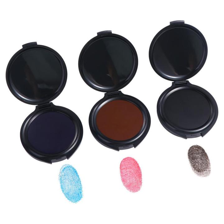1PC Fingerprint Ink Pad Thumbprint Ink Pad For Notary Fingerprint Id ...