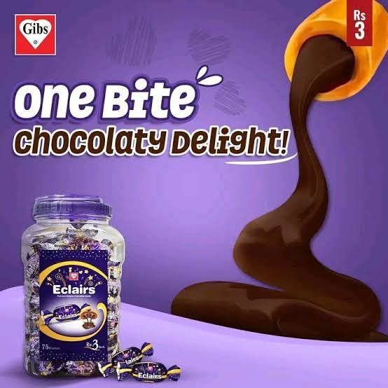 eclair toffee chocolate toffee eclairs premium belgian chocolate inside ...