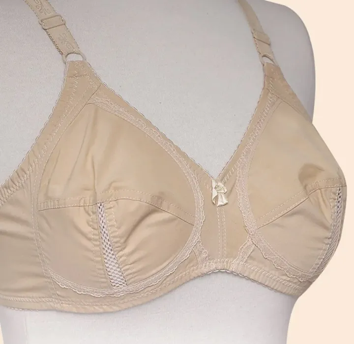 Classic Soft Cotton Bra for Women – Non-Padded, Non-Wired, Comfortable ...