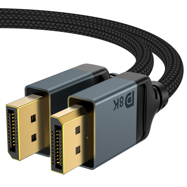 8K DisplayPort Cable 1.4,DP Cable 8K@60Hz,4K@144Hz,2K@240Hz,High ...