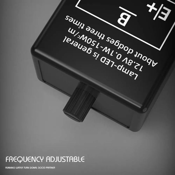 12v 3 pin Adjustable LED Flasher Relay Motorcycle Turn Signal Lights LED Flashing Converter Tool ...