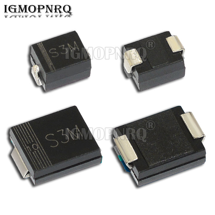 50PCS Schottky Diode SMB SS24 SS26 SS32 SS34 SS54 SS56 SMC SS32 SS34 ...