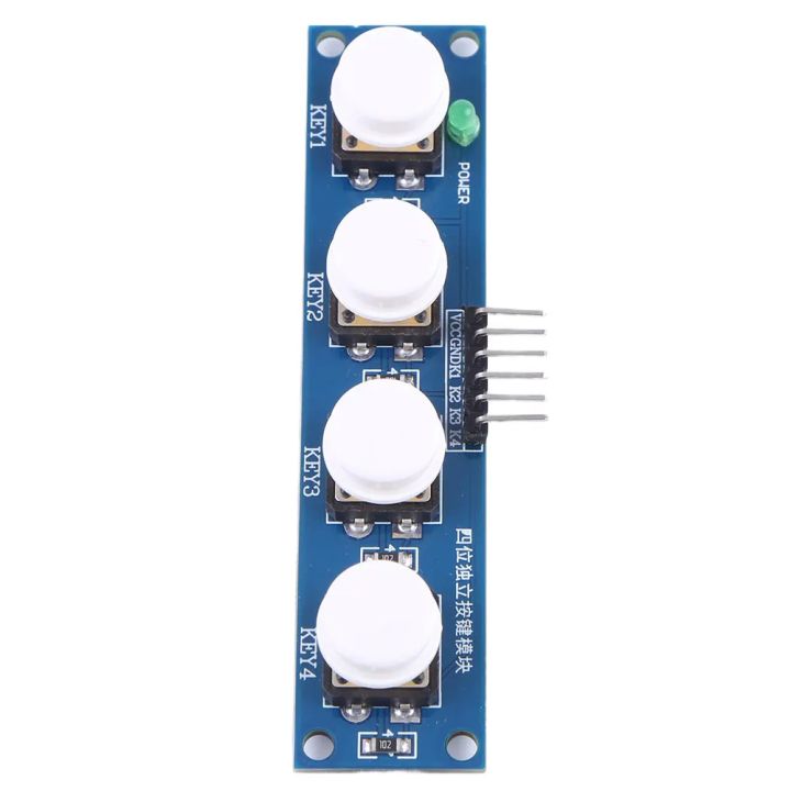 4 Buttons Touch Button Module with Hat & LED Indicator Keypad Module ...