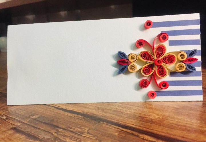 Hand Quilled Fancy Salami Envelope, Eidi Envelope, Customised Envelope ...