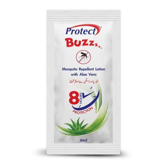 P/T BuZz Mosquito Repellent Lotion With Aloe Vera 8 Hour Protection 6ml ...