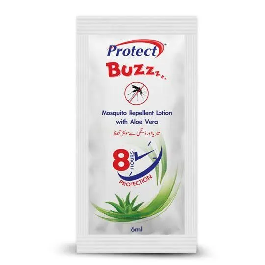 P/T BuZz Mosquito Repellent Lotion With Aloe Vera 8 Hour Protection 6ml ...