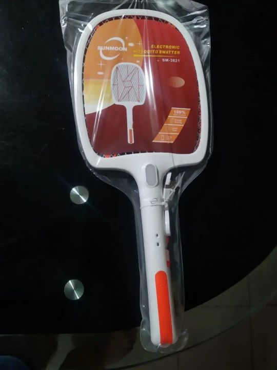 SUNMOON Mosquito killer bat with charging cable Electric Inset killer ...