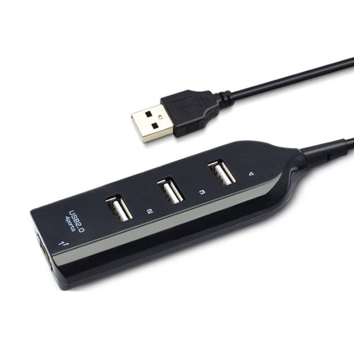 4 Port USB Hub Mouse Keyboard USB Splitter 4 Plug USB2.0 Hab Adapter ...