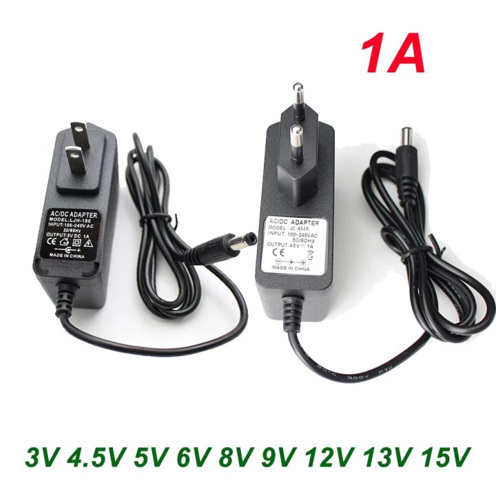 AC-DC 100V-240V Power Adapter 3V 4.5V 5V 6V 8V 9V 12V 13V 15V 1A ...