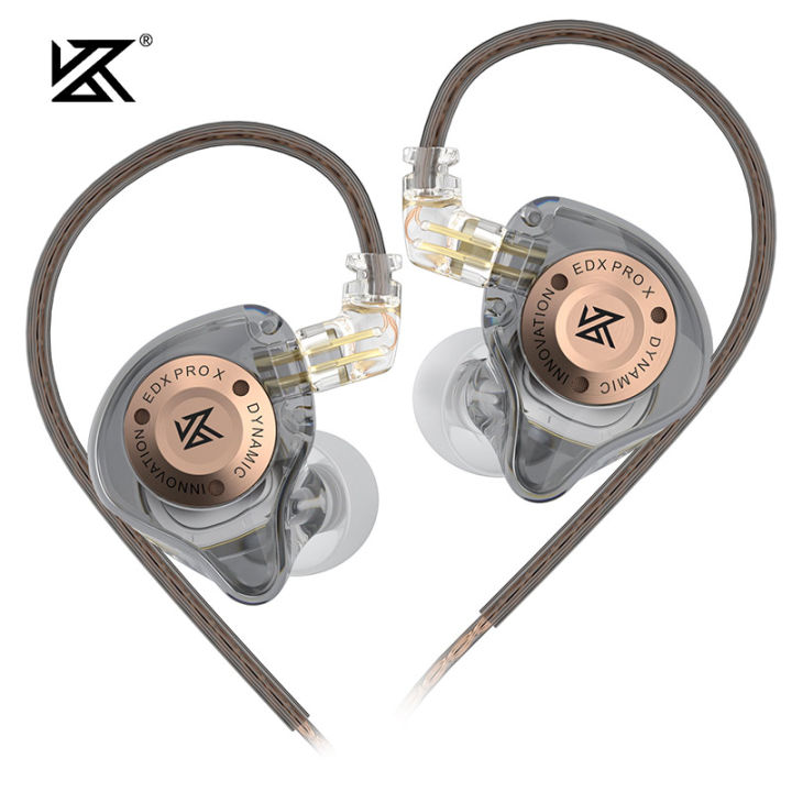 KZ EDX PRO X In Ear Dynamic Drive Earphone HIFI Bass Music Earbud Sport Noise Cancelling Headset ...