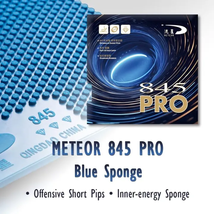 METEOR 845 PRO Blue Sponge Table Tennis Fast Attack Offensive Short ...