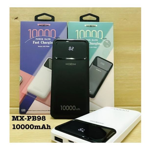Moxom 10000mAh Power Bank Fast Charging High Capacity | Daraz.lk