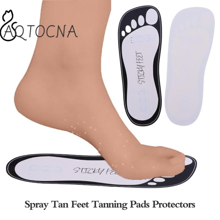 20Pc Disposable Cardboard Tanning Feet Pad Tanning Slipper Tanning ...