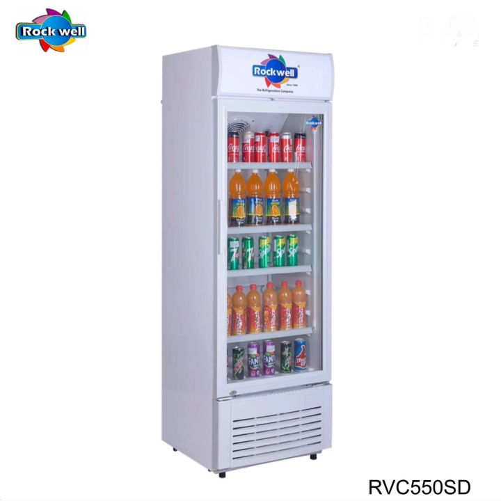 Rockwell Chiller RVC550SD - 500 Litres Upright Showcase Visi Cooler ...