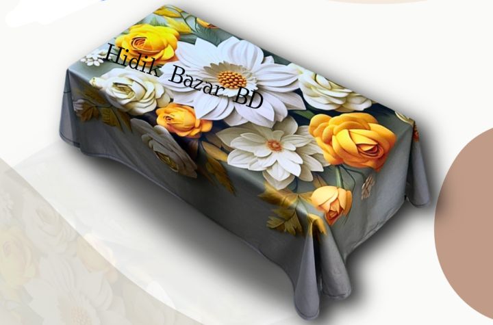 Digital New 3D Print Tea Table Cover - 1 Piece | Daraz.com.bd