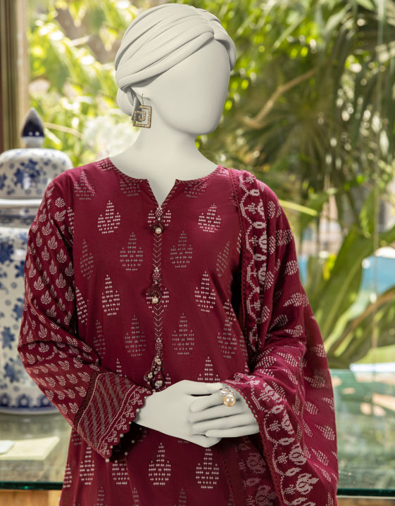 Junaid Jamshed Unstitched 3 Piece Suit For Women and Girls - Collection ...