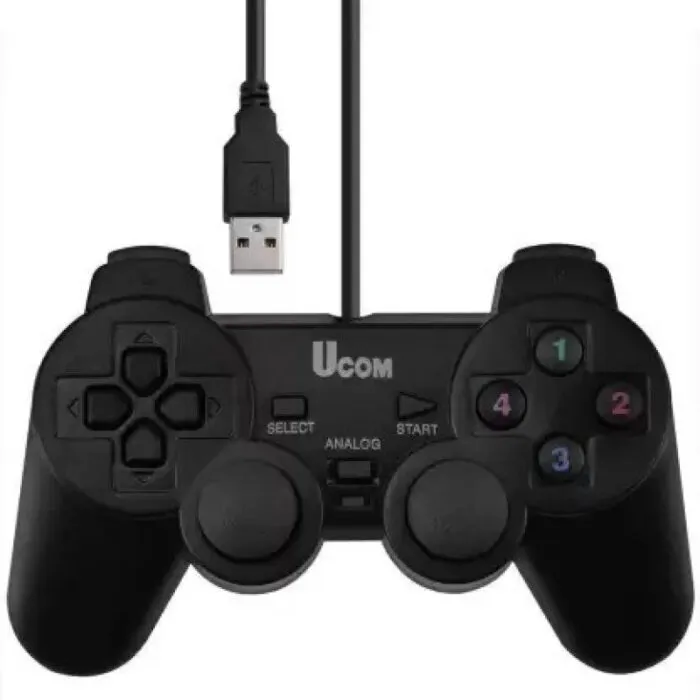 UCOM-704 PC Dual Shock Gaming Joystick Controller Game Pad For PC ...
