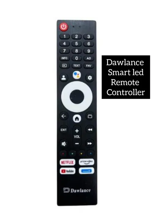 Dawlance Smart LED TV Remote Controller / Dawlance Led Remote Control ...