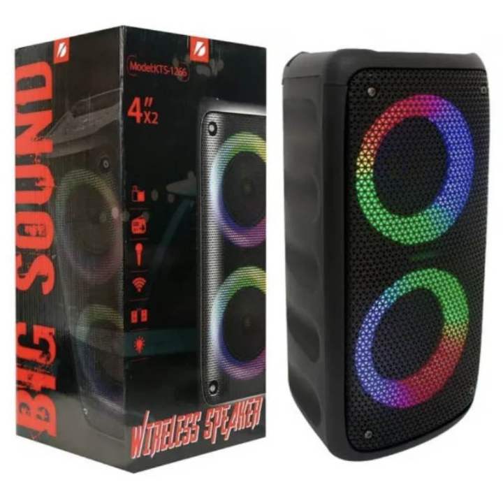 KTS party box Bluetooth Speaker with USB,SD, Radio AUX Loud sound ...