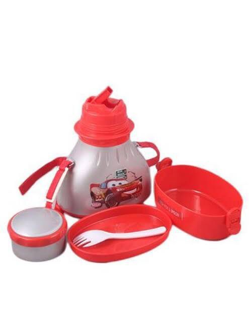 Power Plus Bottle with Lunch Box | Daraz.pk