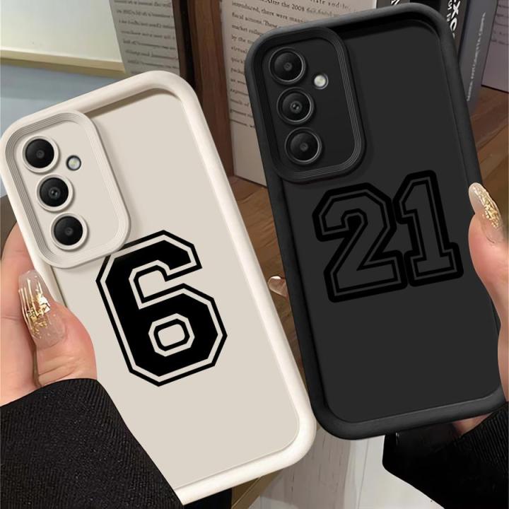 Basketball Celebrity Numbers Phone Case for Samsung Galaxy A12 A13 A14 ...