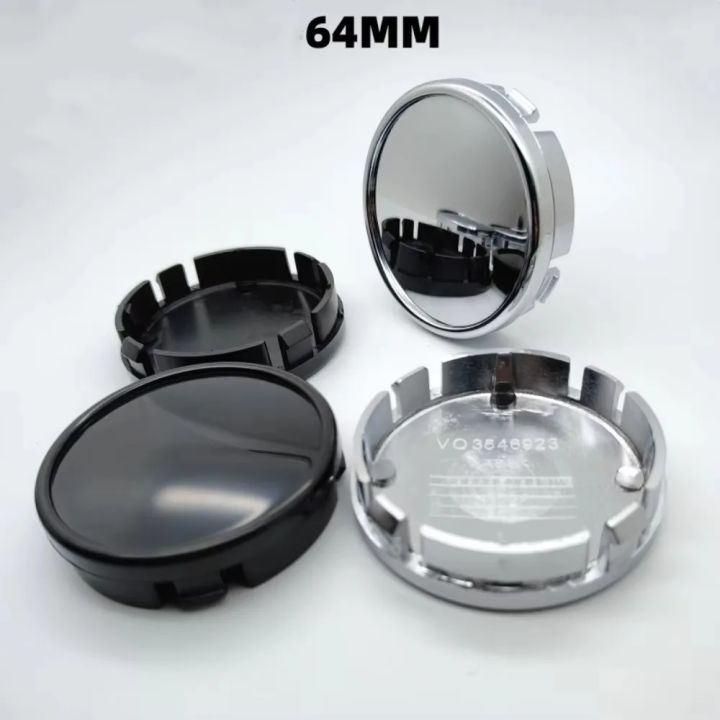 4pcs 64mm ( 61mm I.D) Blank No Emblem Car Wheel Center Caps Styling ...