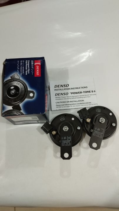 DENSO HORN 100% ORIGINAL GENUINE 1 PIN Horn For Car & Motorcycle ( C ...