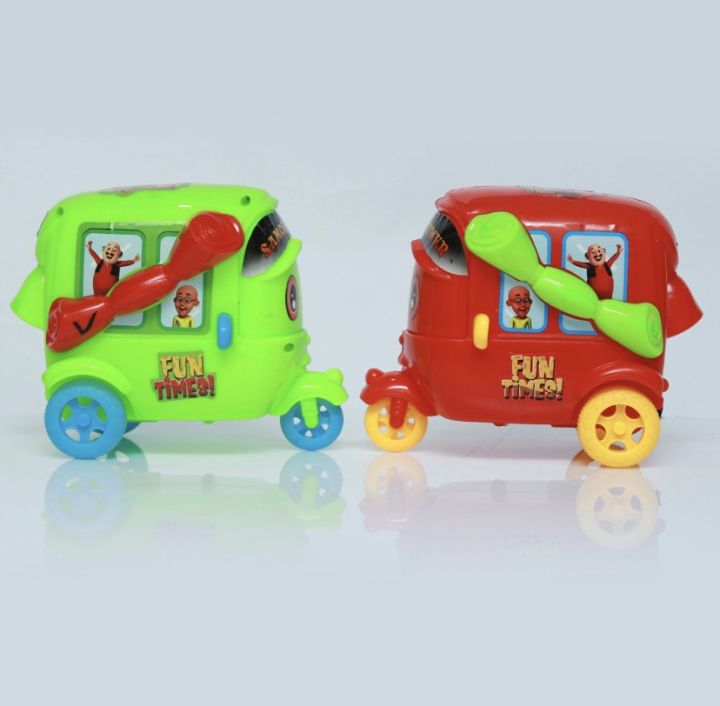 Auto rickshaw taxi toy with Dori for kids | Daraz.pk