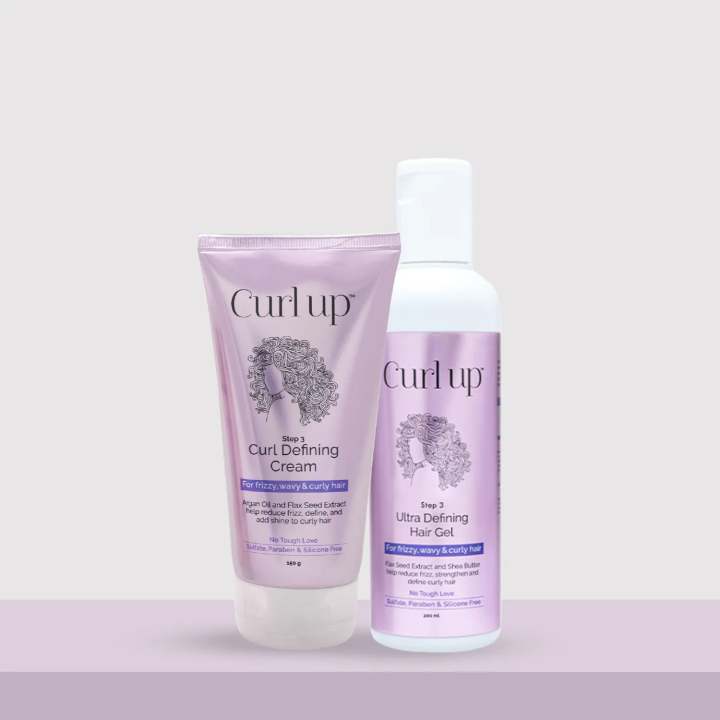Curl Up Curl Styling Combo with Curl Defining Cream & Ultra Defining ...
