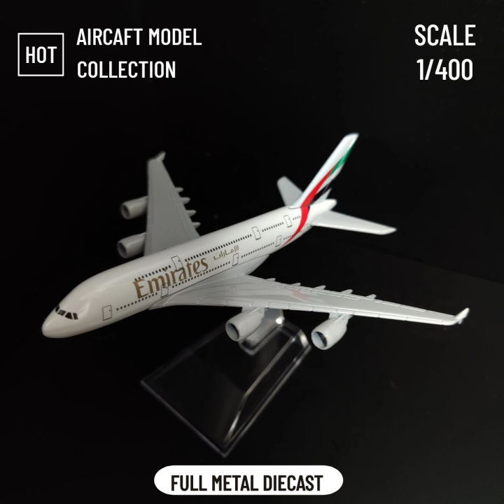 Scale 1:400 Metal Aircraft Replica Fly Emirates A380 B777 Airlines ...