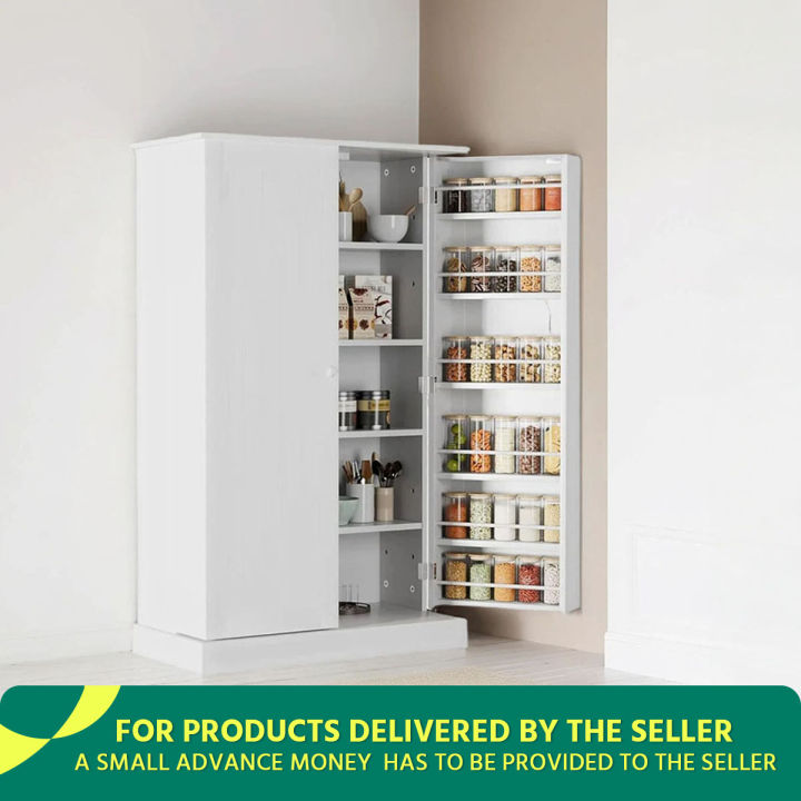Keep Your Kitchen Organized With The Multipurpose Shelf Pantry Cabinet ...