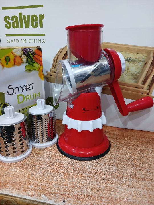Smart Drup chopper 3 in 1 chopper, Coarse shredder slicer fine shredder, crushed ice carrots ...