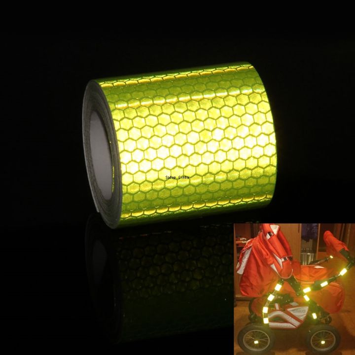 5CM*3M Fluorescent Yellow Reflective Tapes High Visibility Reflectors ...