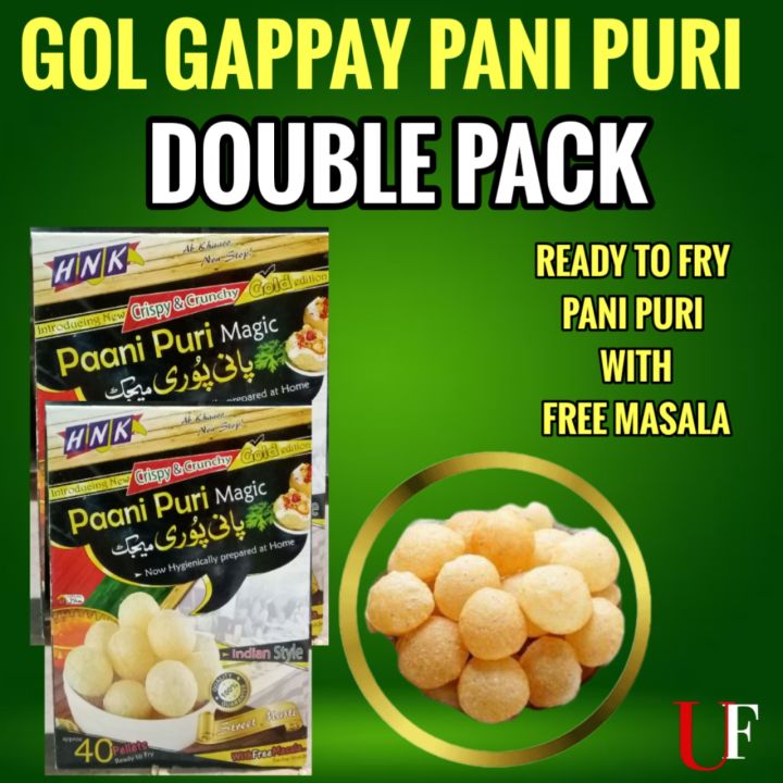 Pani Puri, Ready to fry Pani Puri, Spicy Gol Gappay, Homemade pani ...