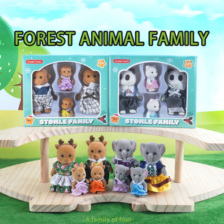 Box Packing Forest Family Reindeer Bunny Panda Animal Simulation ...