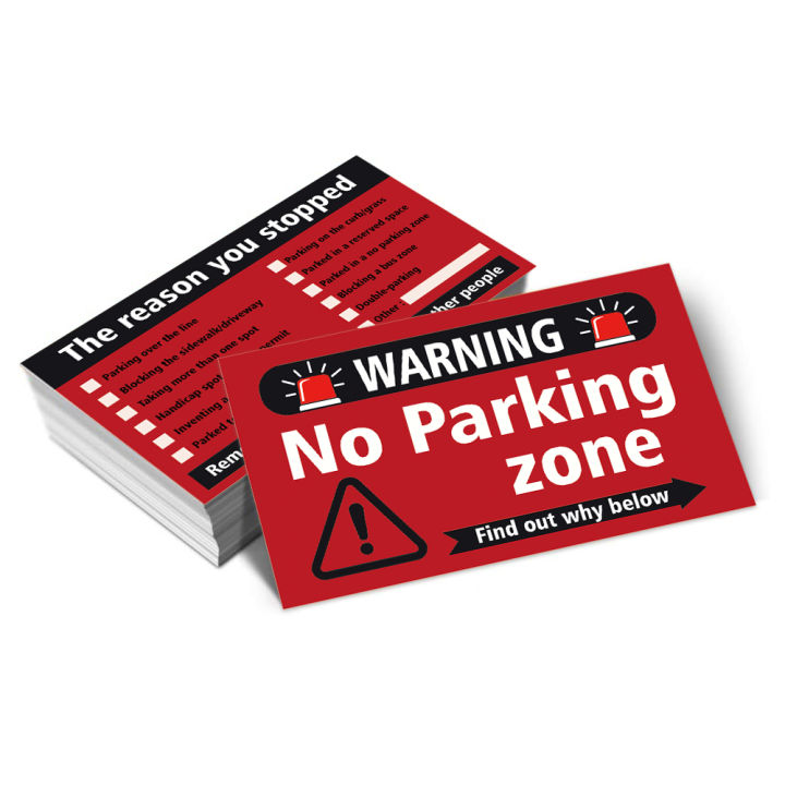 50pcs Parking Violation Cards,Funny Parking Violation Cards 3.5 x 2 ...