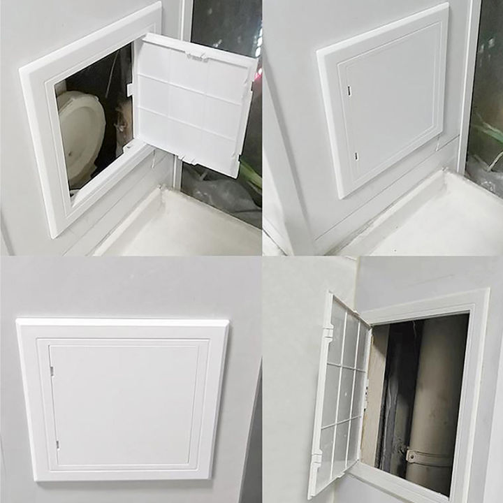 1pc Access Panel Inspection Hole PVC Access Doors Wall Ceiling White ...