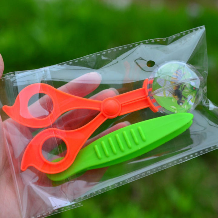 Bug Insect Catcher Scissors Tongs Tweezers Scooper Clamp Kids Toy ...