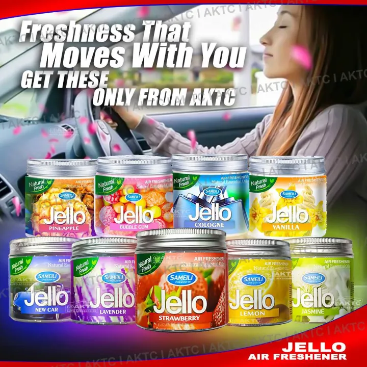 JELLO CAR AIR FRESHENER | CAR GEL PERFUME |CAR DRY PERFUME-mixed ...