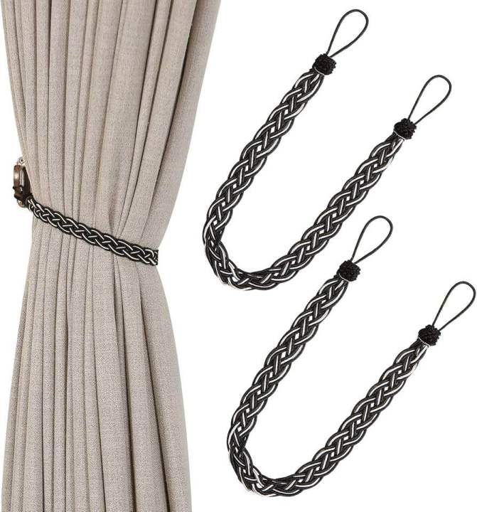 Curtain Tiebacks Drapery Holdbacks Binding Tie Band for Living Room ...