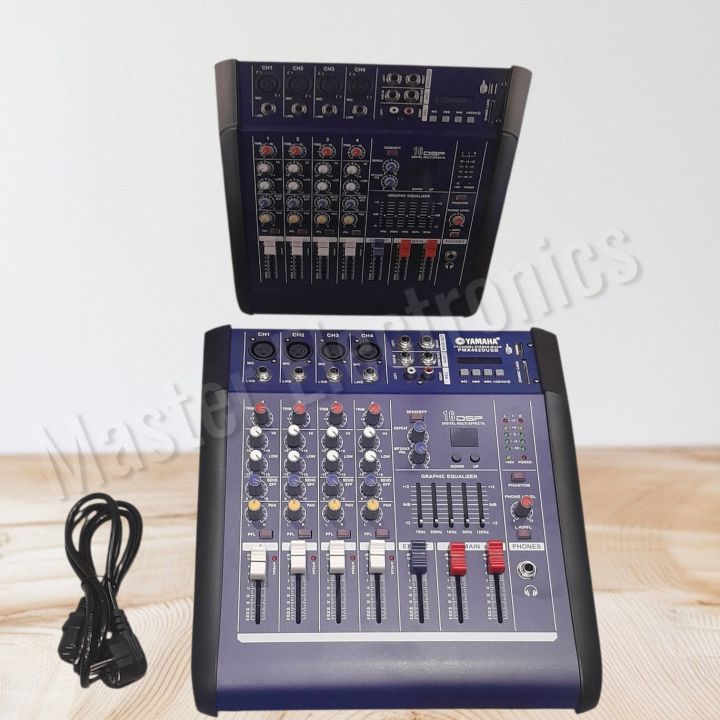 4 Channel Mic Mixer With Powerd Amplifier | Daraz.lk