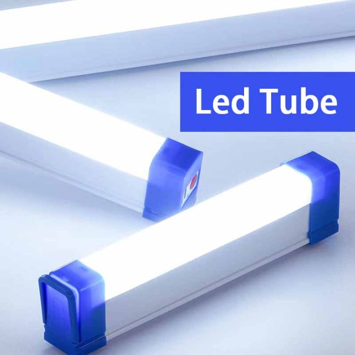 LED Tube 30CM USB Rechargeable Camping Light Magnetic Portable Light ...