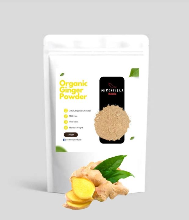 Organic Ginger Powder 100g | Daraz.pk