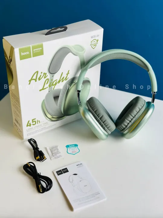 "Hoco W35 Air Wireless Headphones - Premium Sound, Long Battery Life ...