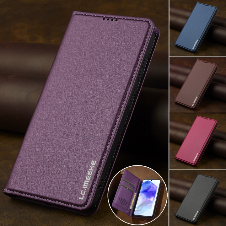 Flip Leather Case For Samsung Galaxy A15 A35 A55 A14 A34 A54 A56 A16 A36 S25 S24 S23 Ultra S22 ...