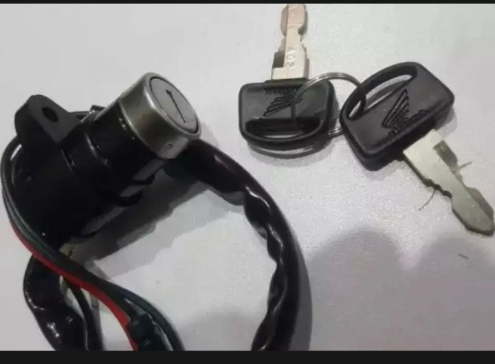 Ignition switch chabi switch genuine for cd70 all models | Daraz.pk