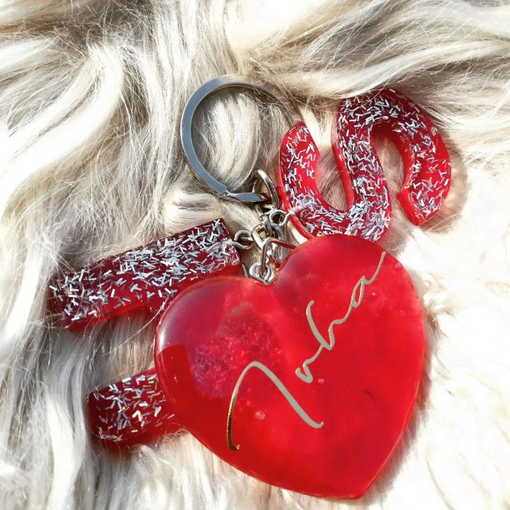 customised resin keychain | Daraz.pk