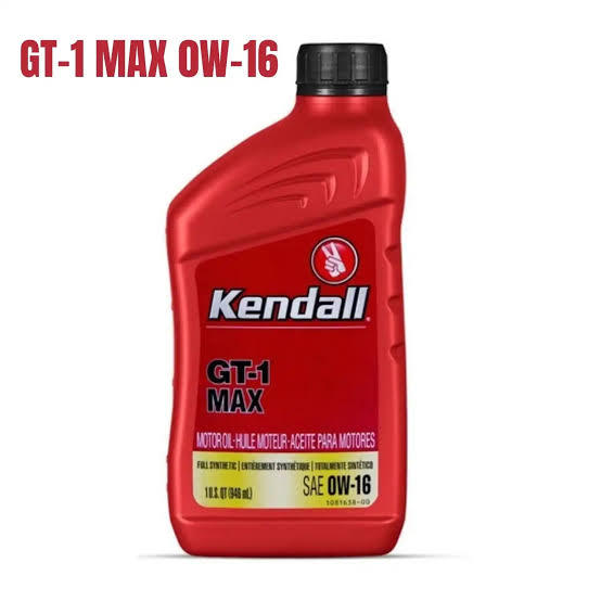 Kendall Gt-1 0w16 Max Motor Oil Premium Full-Synthetic Passenger Car ...